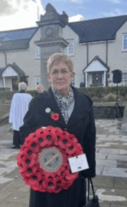 D15 Service of Remembrance, Pontllanfraith Cenotaph - Inner Wheel